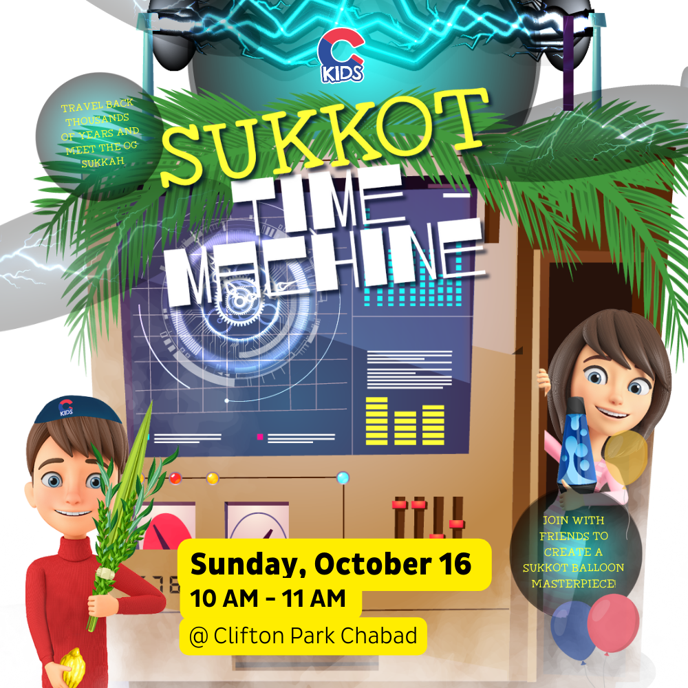 Ckids Sukkot Time Machine | Clifton Park Chabad