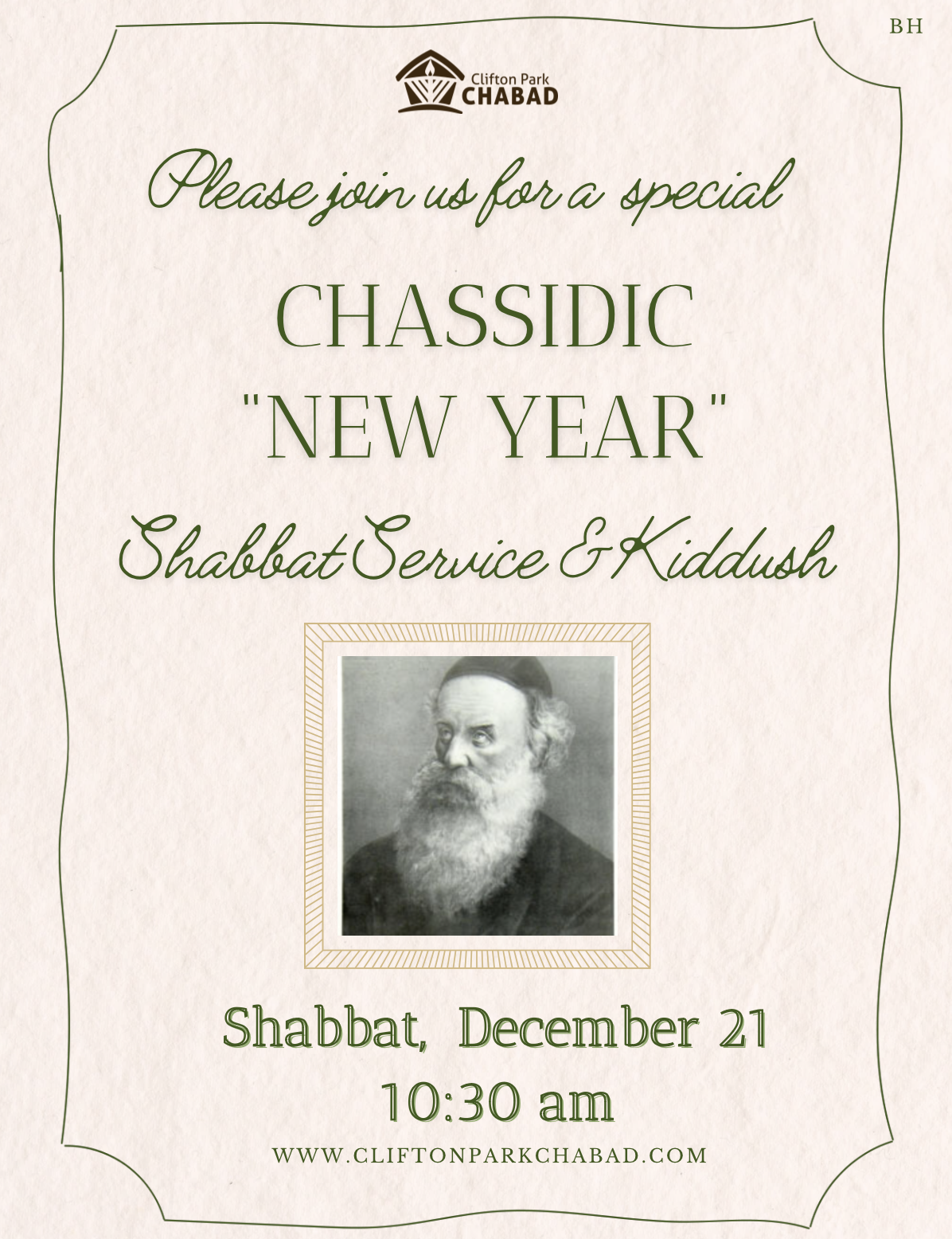Chassidic “New Year” Shabbat | Clifton Park Chabad