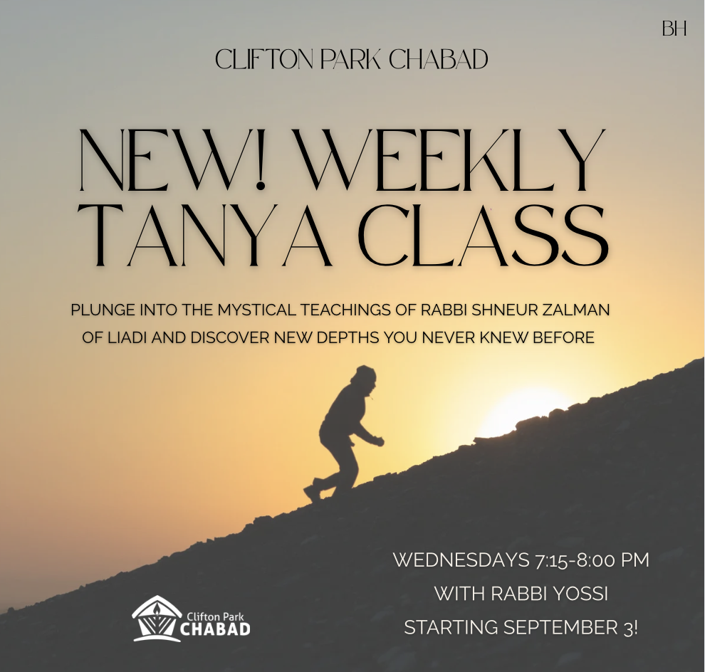 Weekly Tanya Class | Clifton Park Chabad